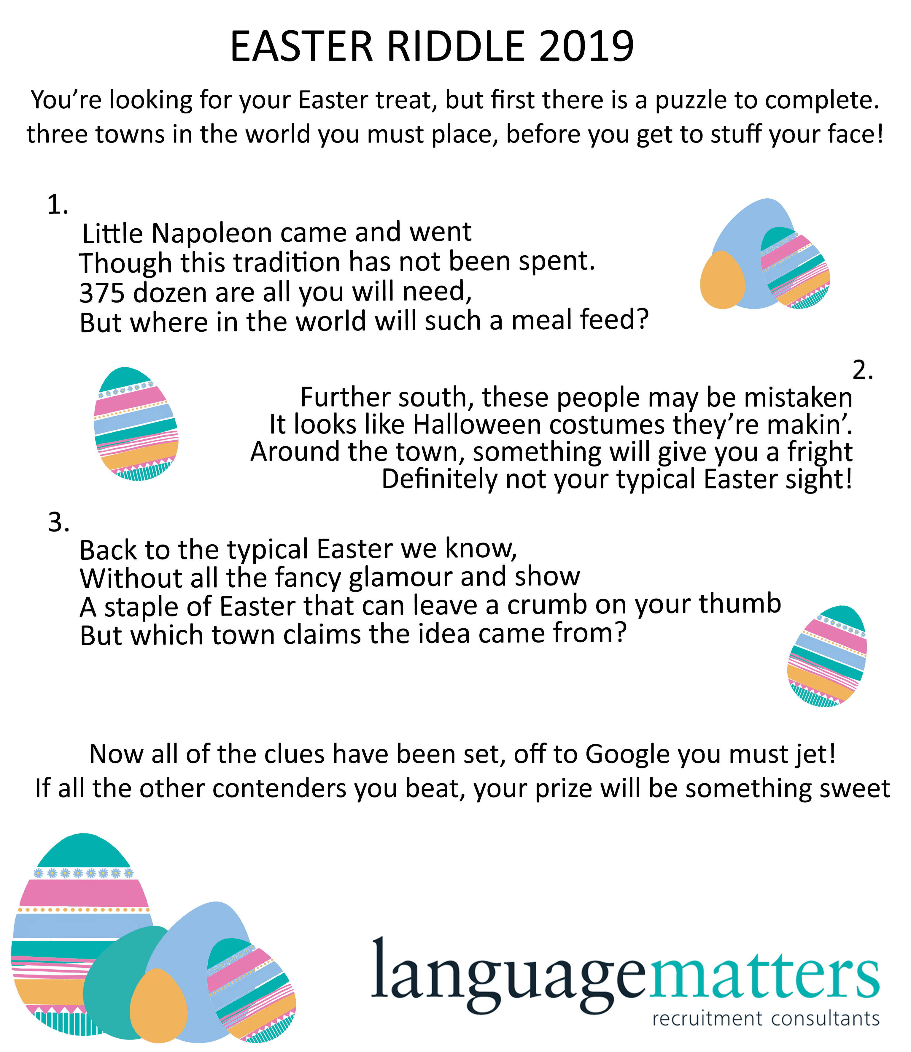 Easter Challenges - Language Matters